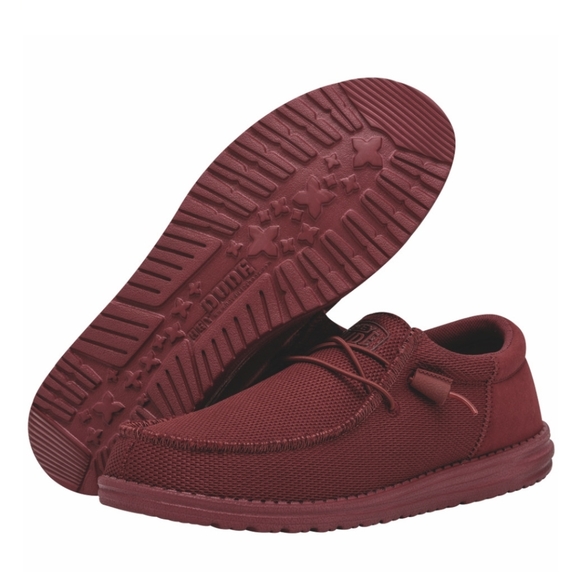 Hey Dude | Shoes | Hey Dude Wally Funk Mono Red | Poshmark